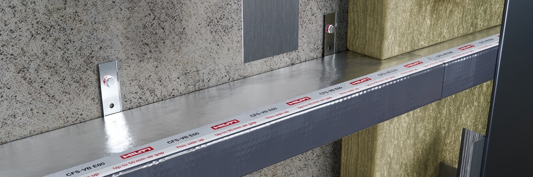 NEW Premium intumescent cavity fire barrier with innovative new bracket ...