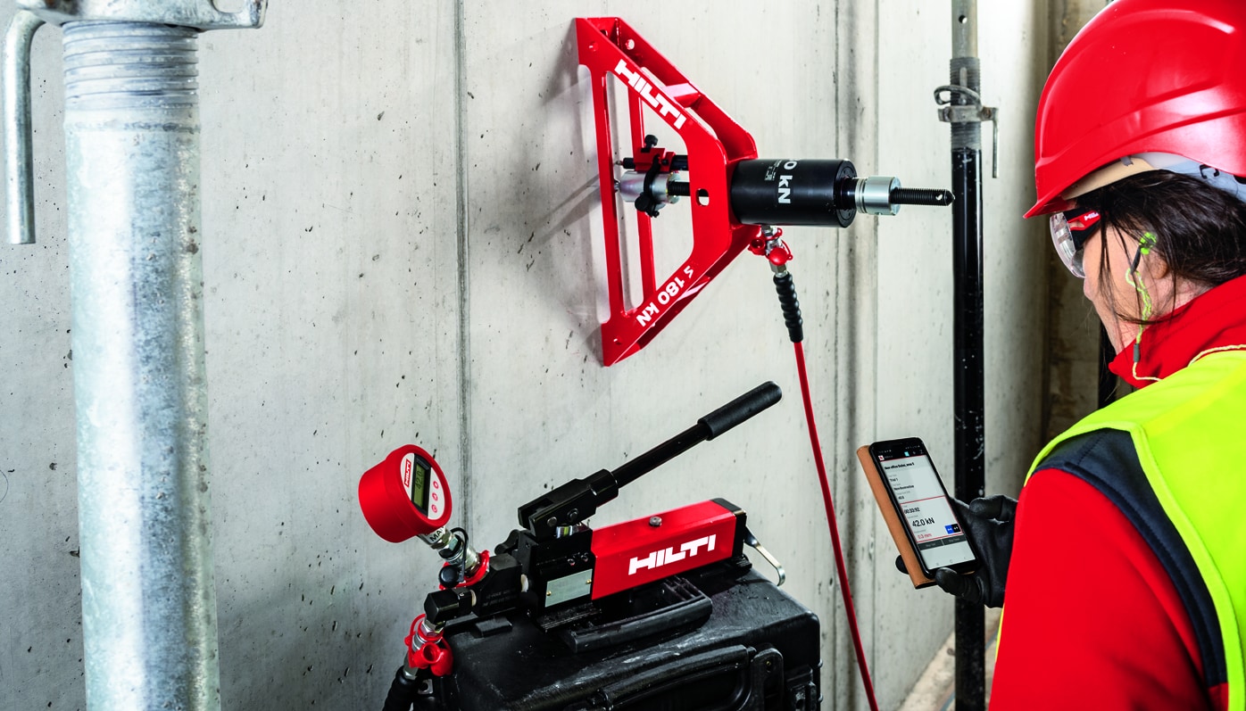 Anchor Site Testing - Hilti GB