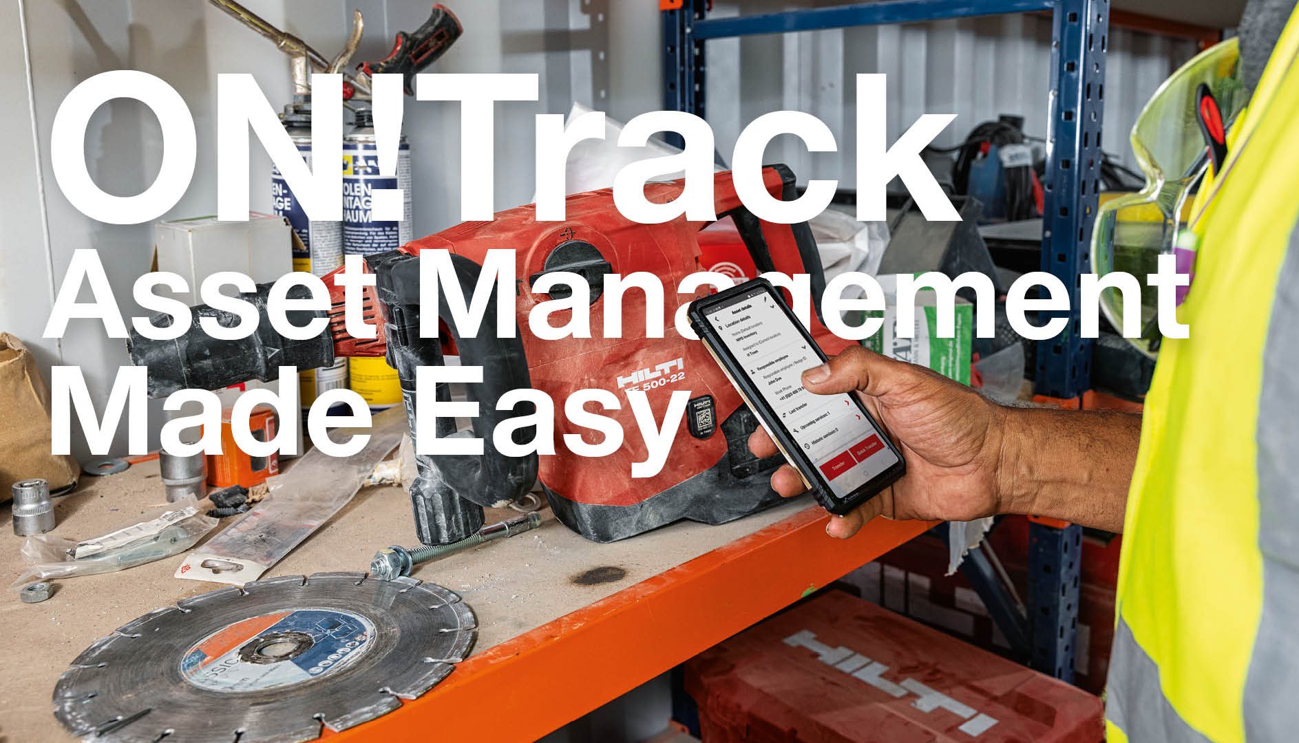 Be more productive on the job site with Hilti ON!Track - Hilti GB