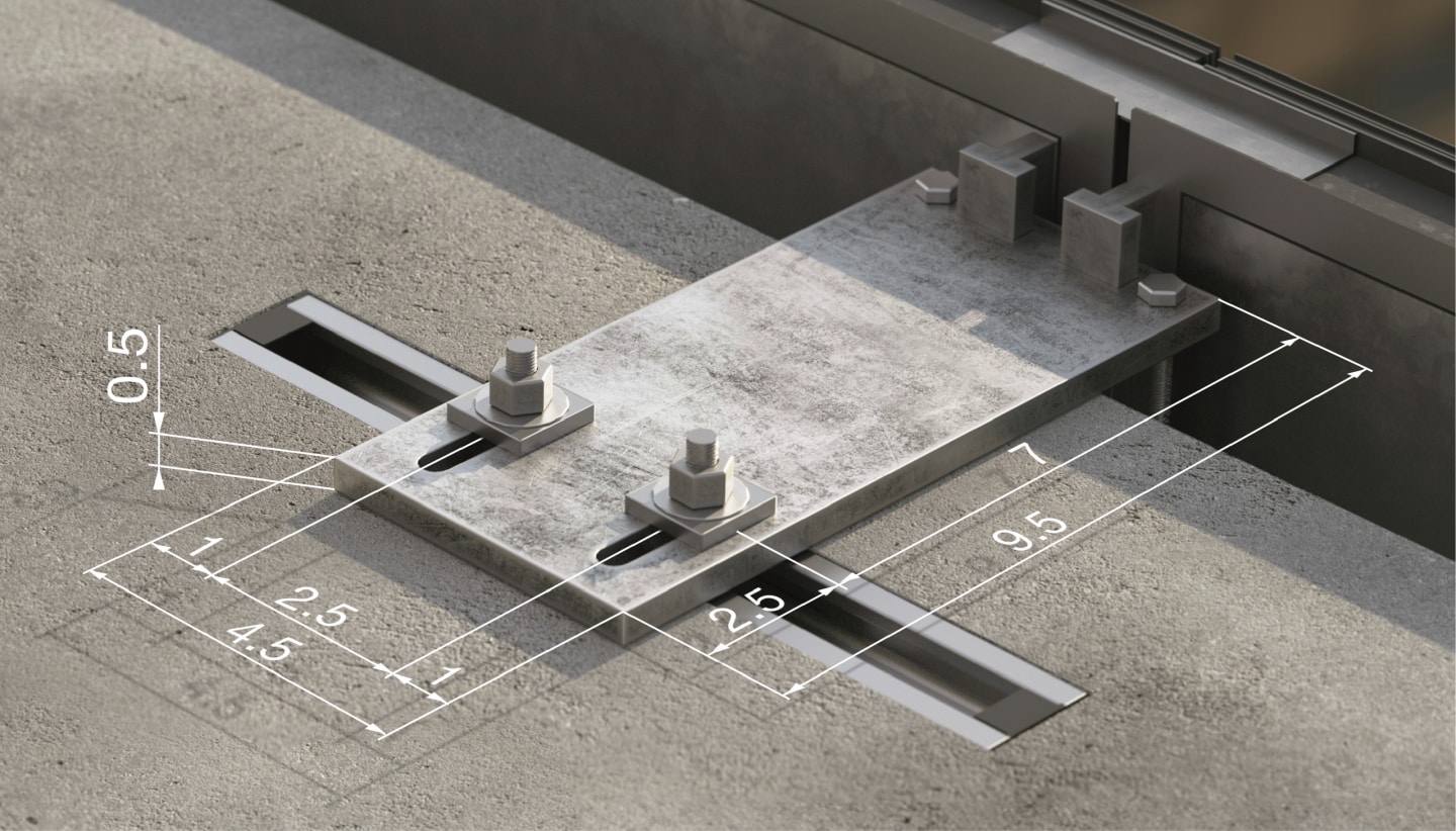 CAST-IN CHANNELS