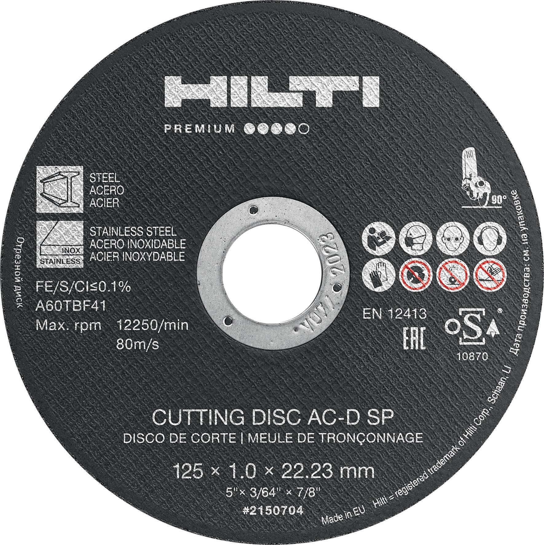 SP Metal cutting discs - Abrasives - Hilti GB