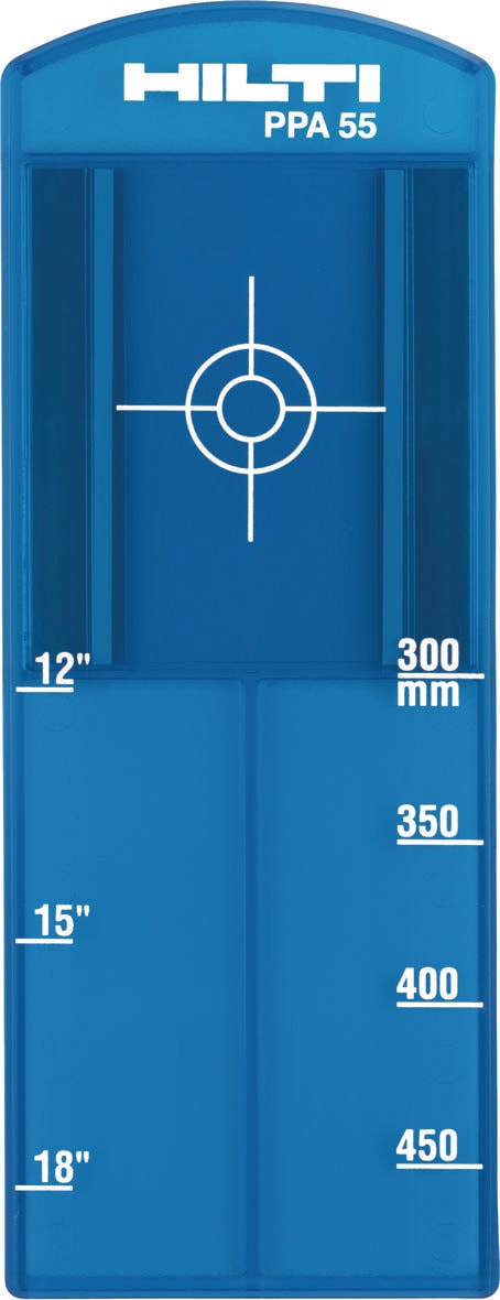 Target plate PPA 55 (CM/IN) - Receivers and target plates - Hilti GB