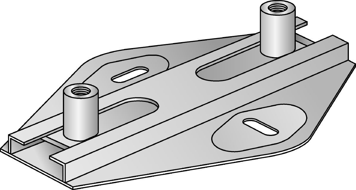 MSG 1,75 Slide connector (double) - Fixed points and sliders - Hilti GB