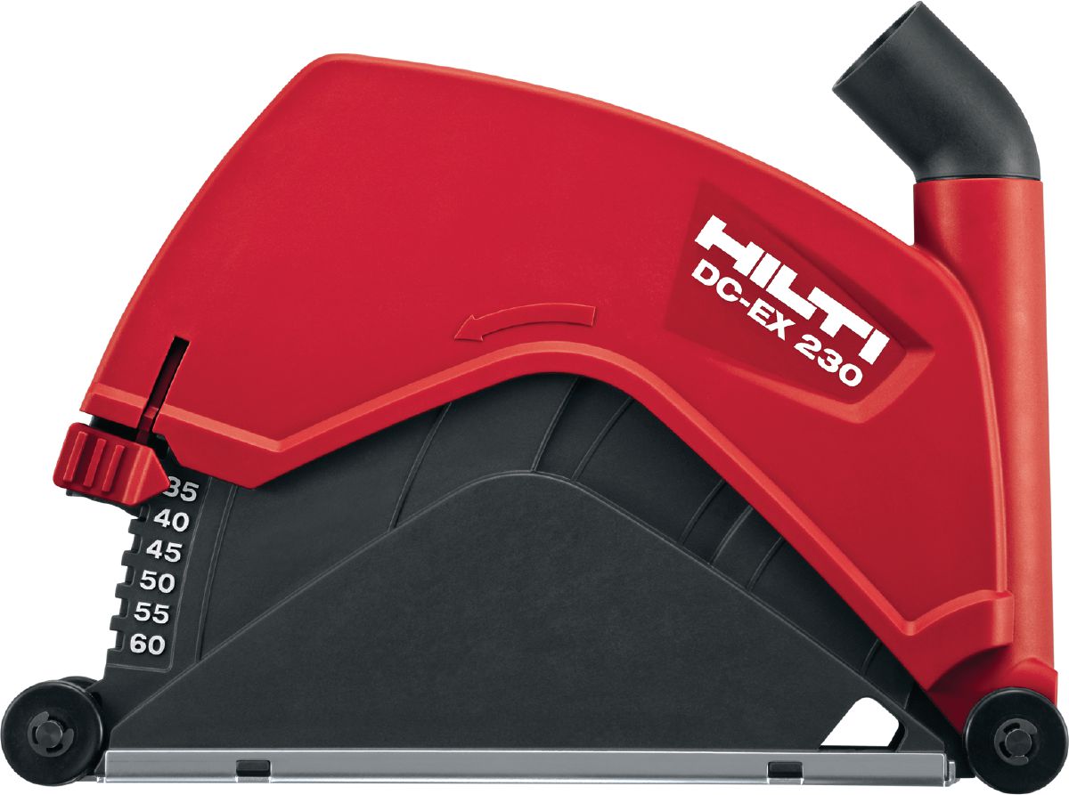 Hilti angle grinder with dust extraction store