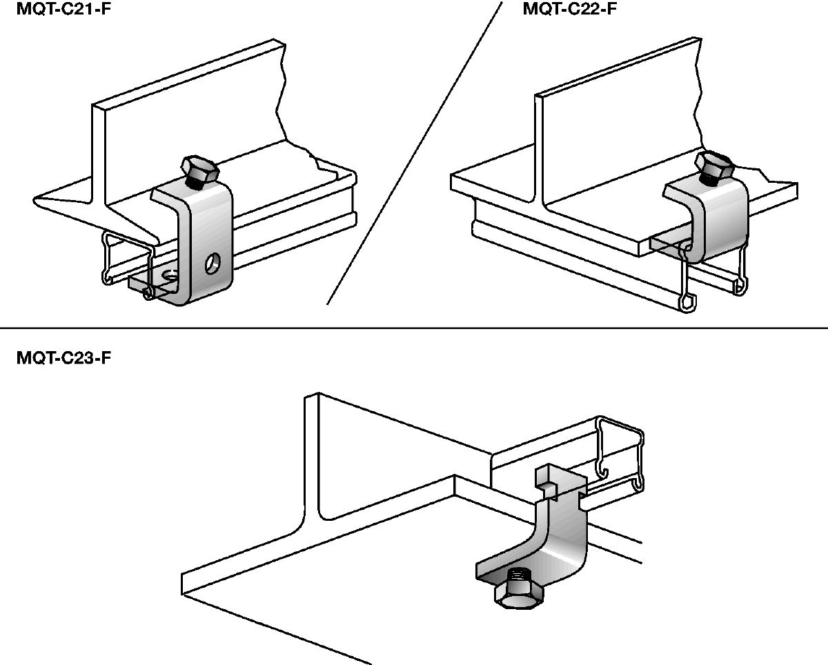 MQT-C-F Beam clamp - System connectors and interfaces - Hilti GB